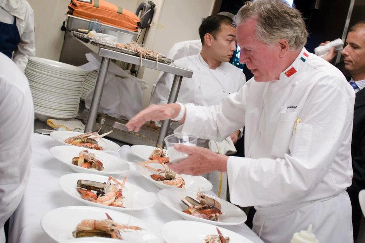 EAT MY SHORTS: Chef Jeremiah Tower shows us how to cook.